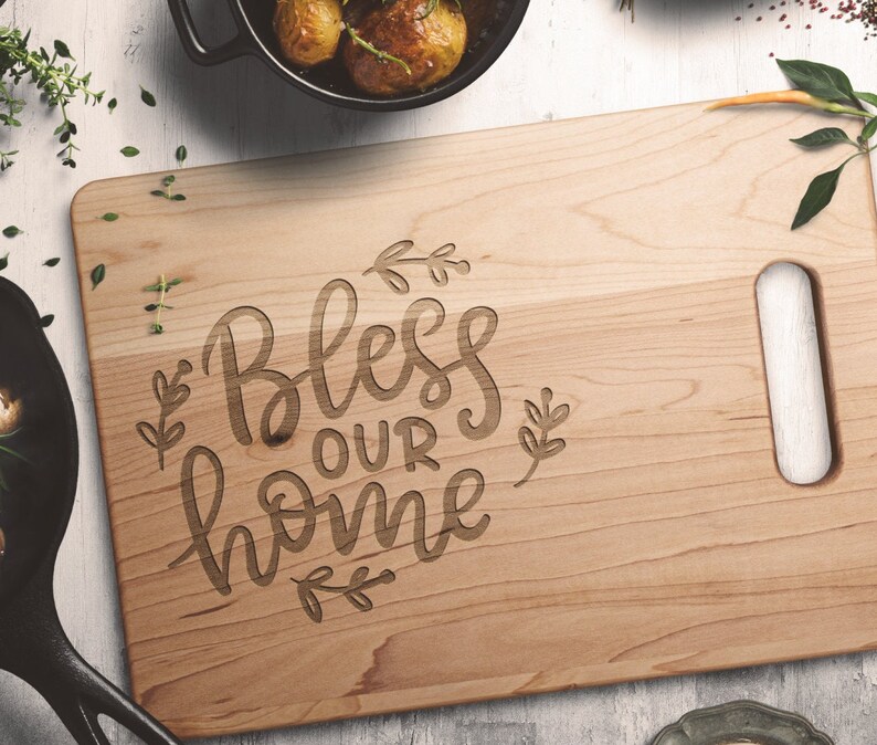 Bless Our Home Kitchen Cutting Board Gift, Kitchen Gift, Home Gift - Etsy
