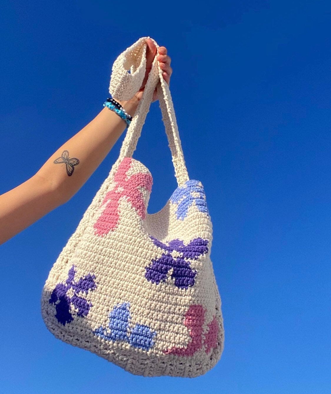 PATTERN ONLY: Flower Power Tote - Etsy