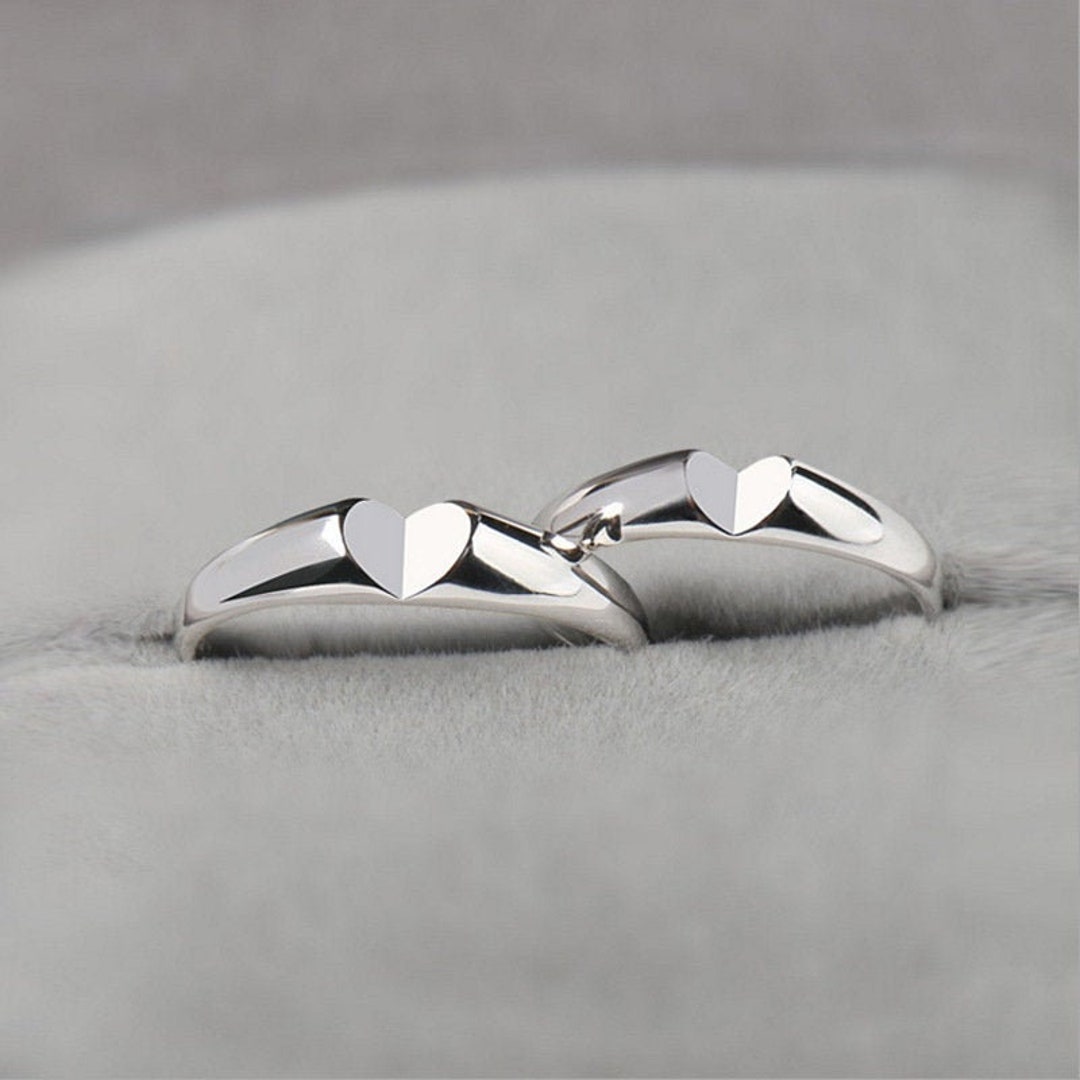 Heart Shape Side Cut Out Cute Couple Matching Unique Design Matching ...