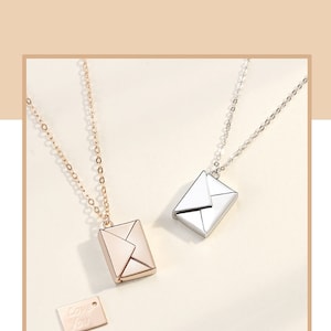 Openable Love Letter Couple Matching Accessory Minimalism Vintage ...