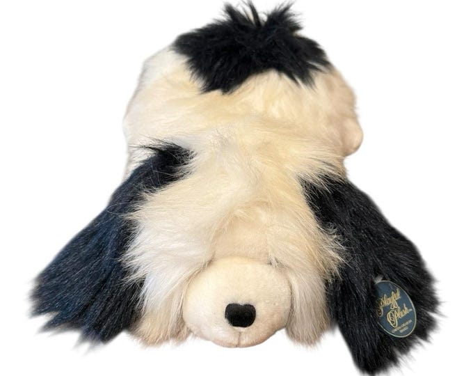 Vintage 1988 Chrisha Playful Plush Floppy Fluffy Sheep Dog With Tag ...