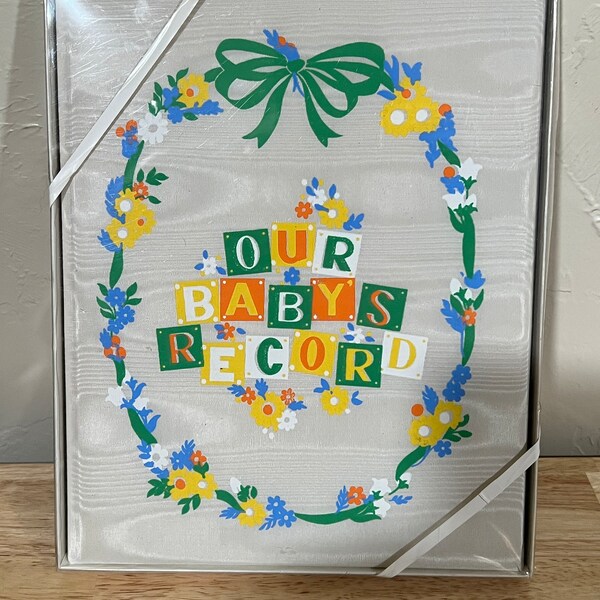 Vintage Baby Record - Etsy