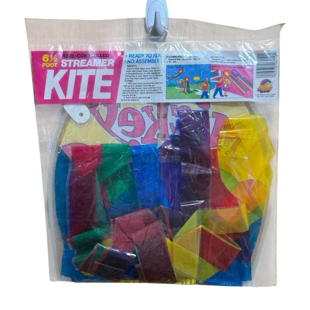 NEW Vintage 1986 Mickey Mouse Keel 6.5 ‘ Streamer Kite Sealed - Etsy