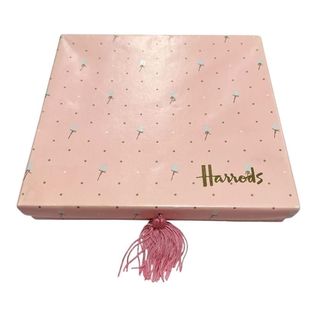 Vintage Harrods Waverley Stationery Box Set Pink Tassel Cards ...