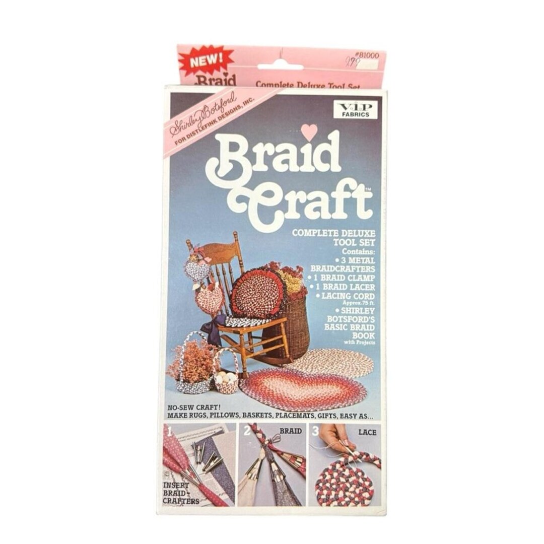 Vintage 1987 Braid Craft Complete Deluxe Tool Set VIP Fabrics Shirley ...