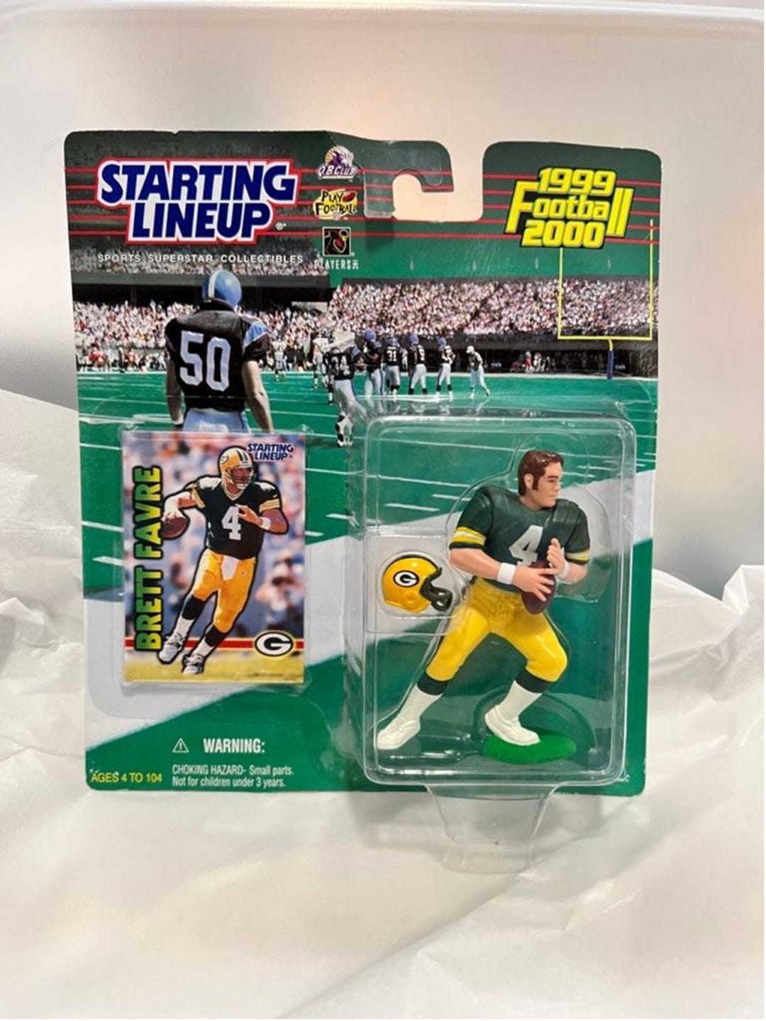 Vintage Starting Lineup Brett Favre Green Bay Packers Football Figure ...