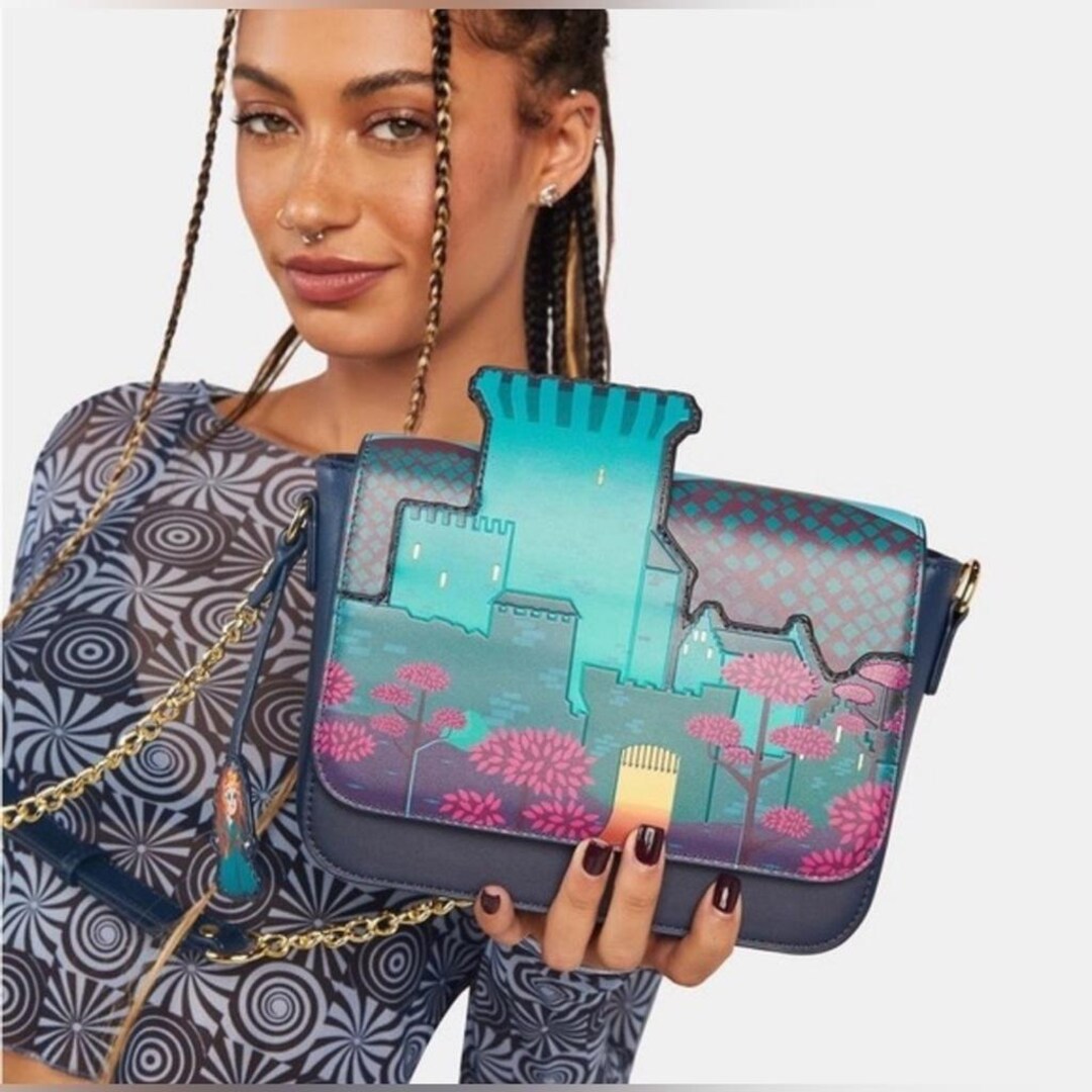 Loungefly Disney Brave Princess Merida Castle Series Crossbody Bag NWT ...