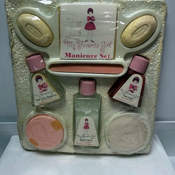 Vintage Child Vanity Sets - Etsy