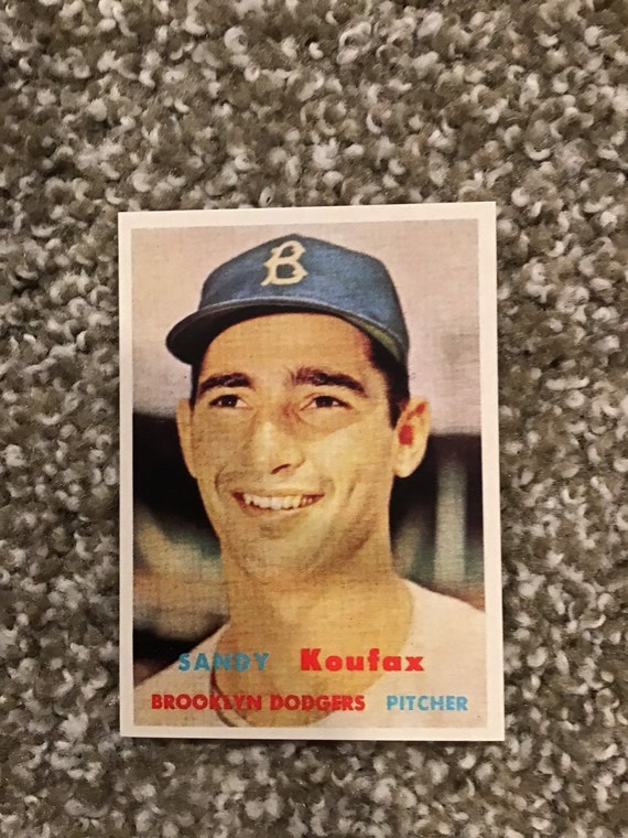 Art & Collectibles Collectibles Brooklyn Dodgers Sandy Koufax 1957 ...