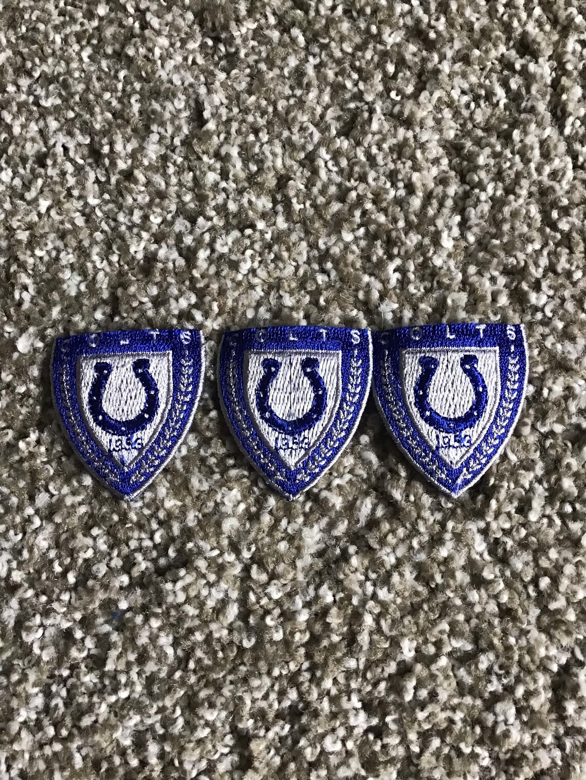 3 Baltimore Colts Vintage Old School Logo Patches Brand New Rare ...