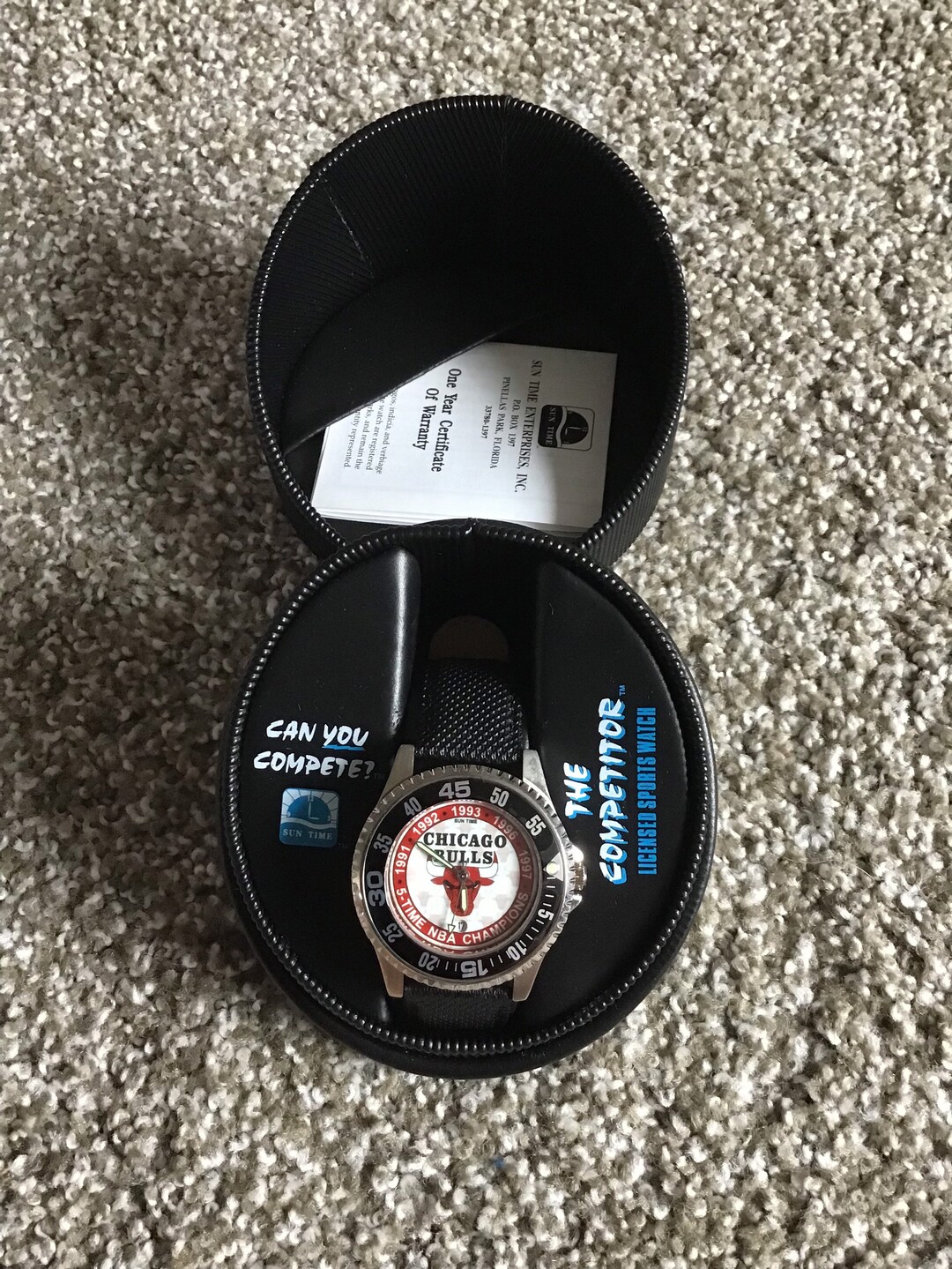 Chicago Bulls 1997 Five Time NBA World Champions Watch New In Original ...