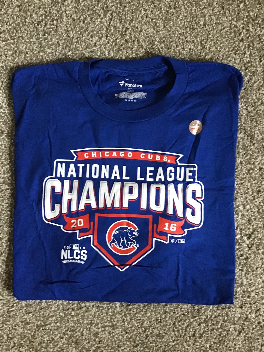Chicago Cubs 2016 National League Locker Room Champions Shirt 3X Brand ...