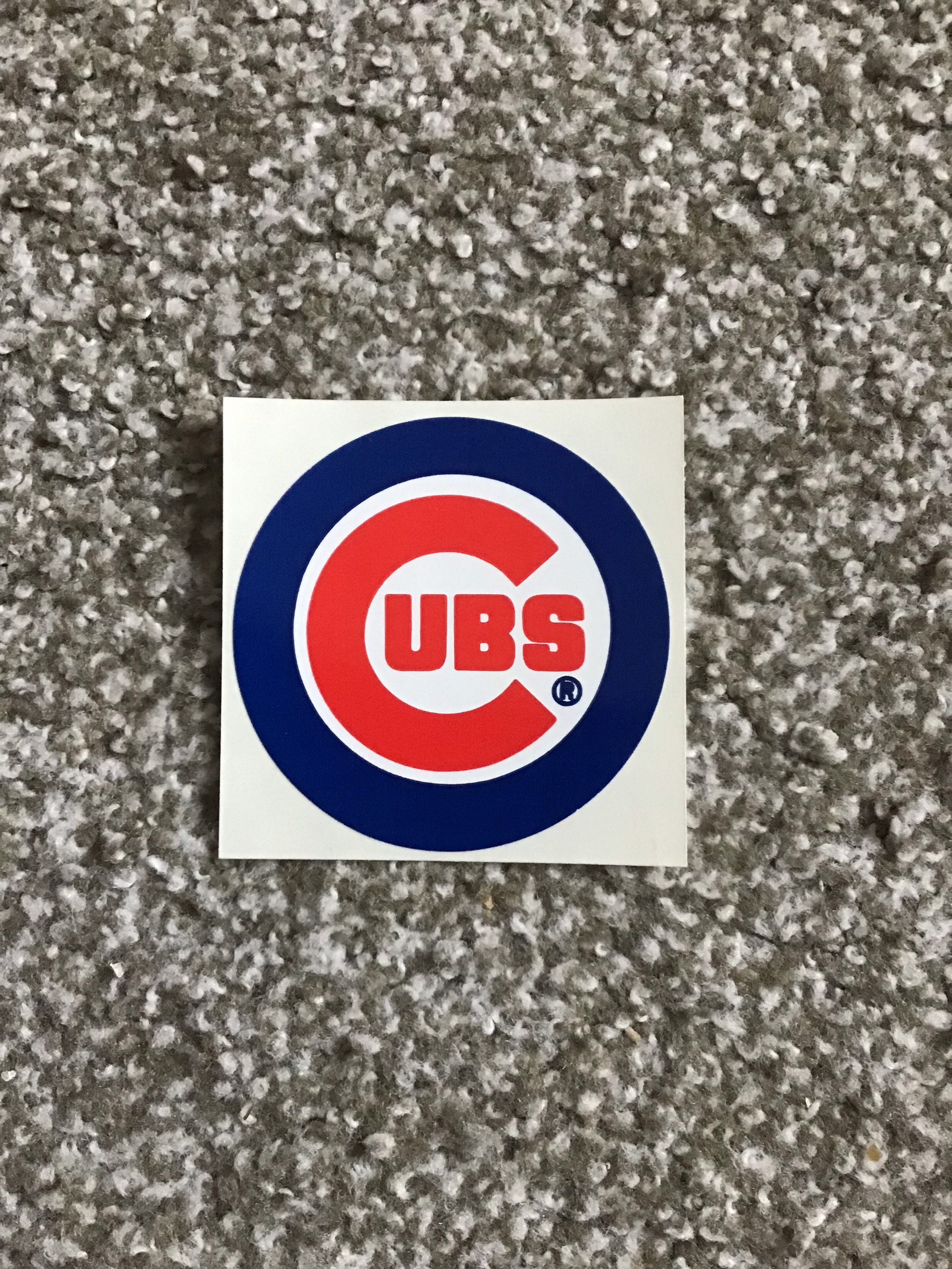 Chicago Cubs 1980s Vintage Logo Decal Rare Hard to Find Great Item ...