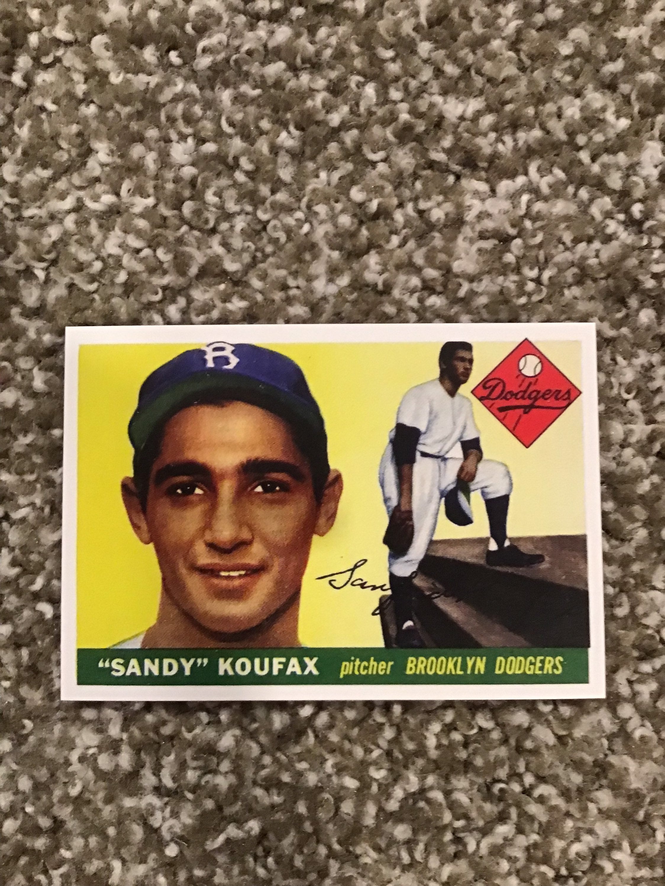 Art & Collectibles Collectibles Brooklyn Dodgers Sandy Koufax 1957 ...