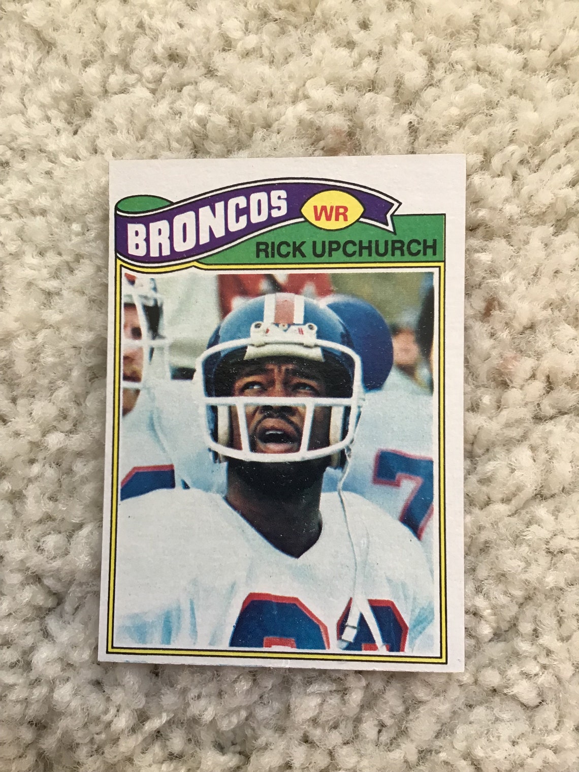 Denver Broncos Rick Upchurch 1977 Topps Vintage Football Card - Etsy