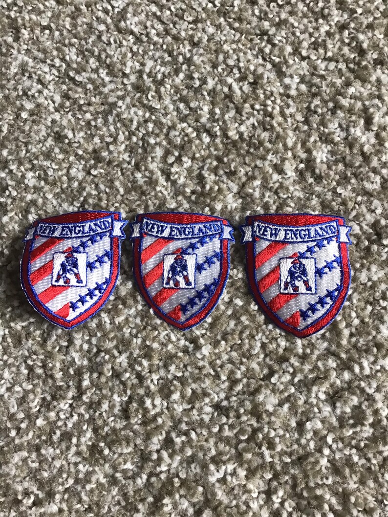 3 New England Patriots Vintage Old School Logo Patches Brand - Etsy