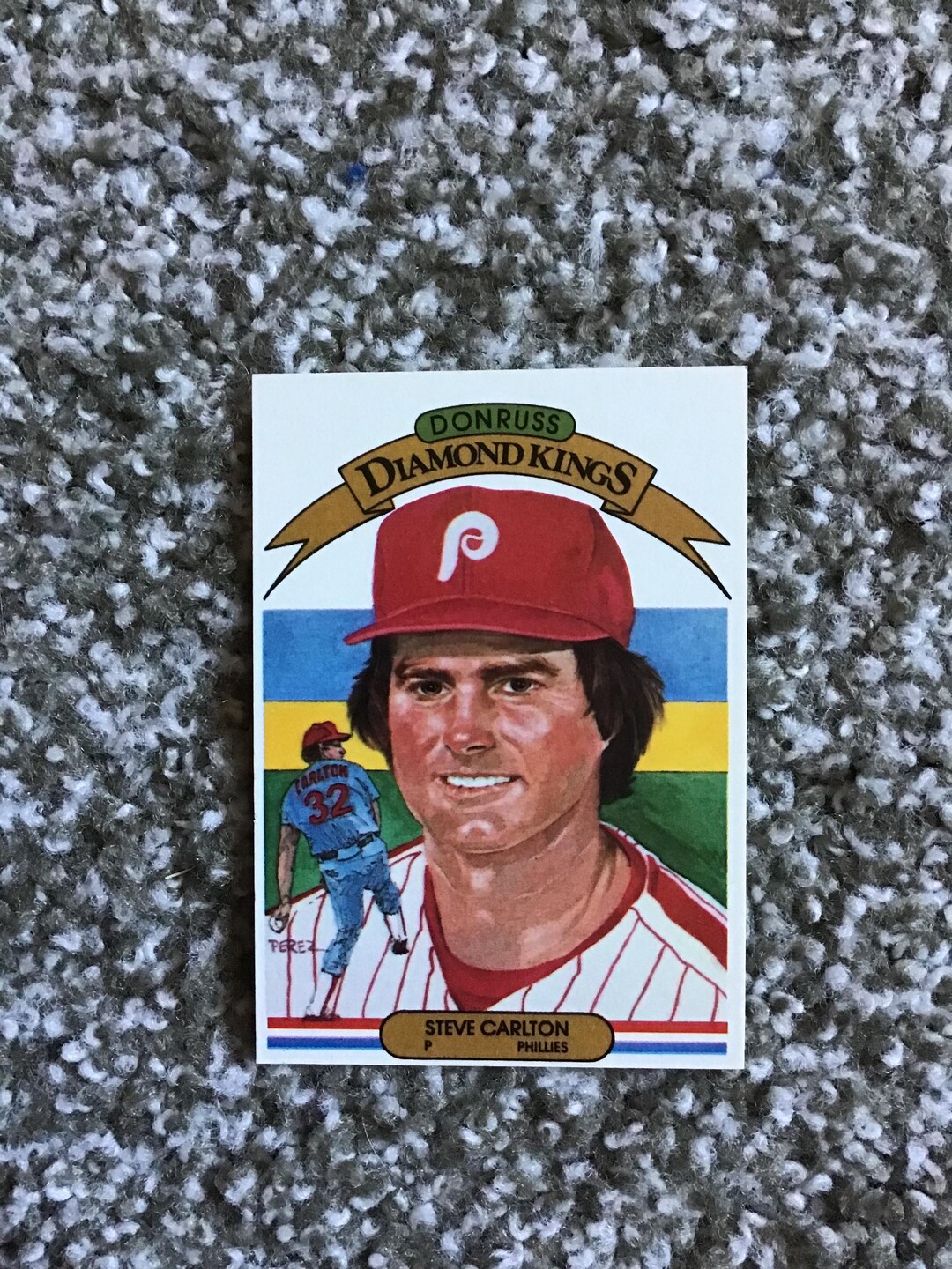 Philadelphia Phillies Steve Carlton 1982 Donruss Vintage Diamond King ...