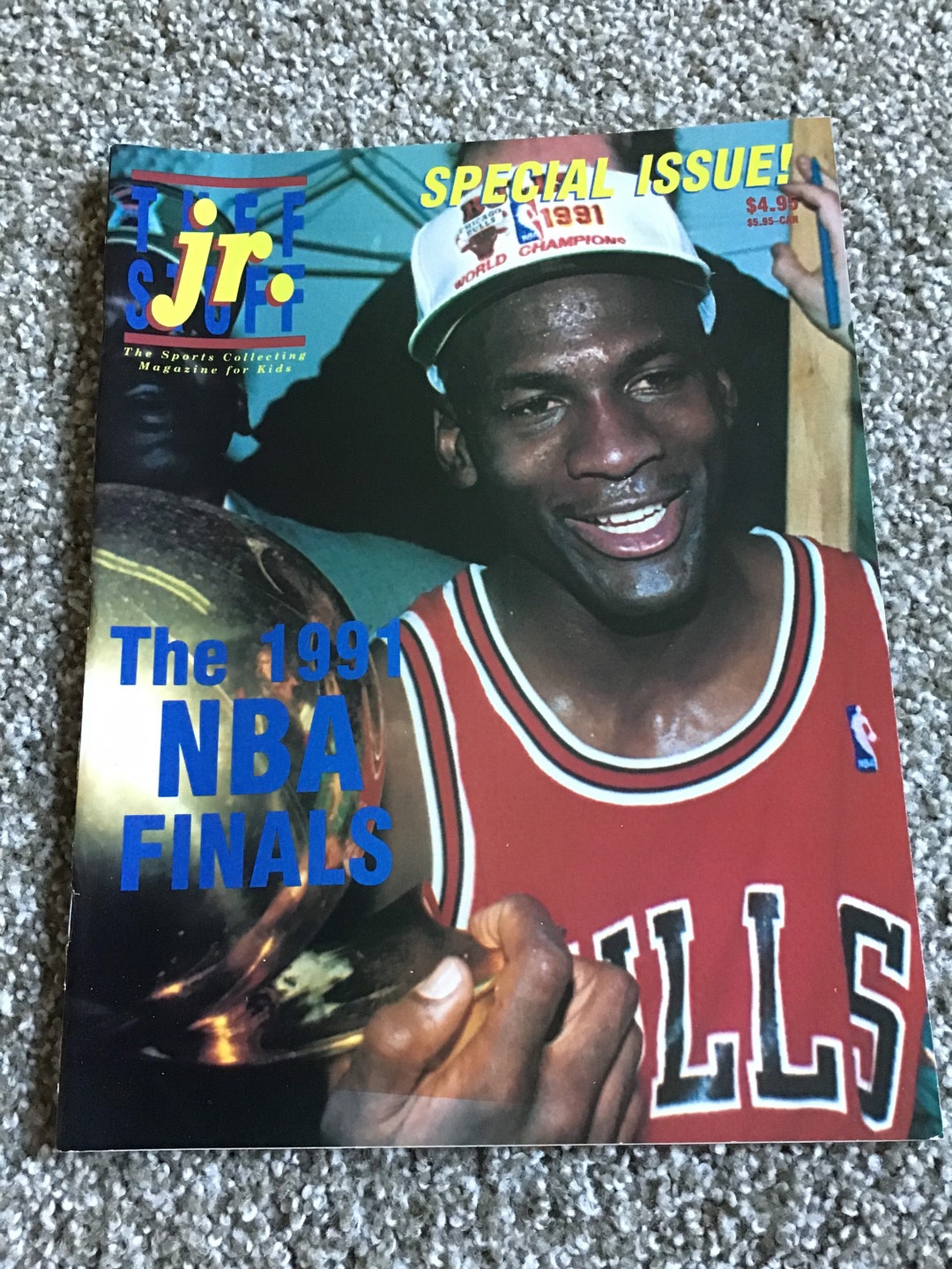 Chicago Bulls Michael Jordan 1991 Tuff Stuff Jr Finals Issue Brand New ...
