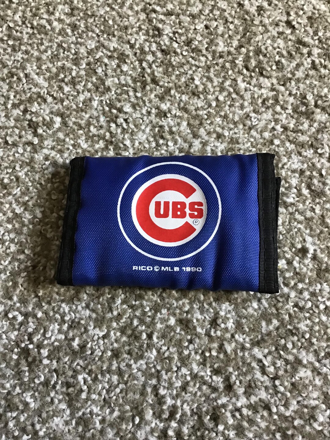 Chicago Cubs Blue Nylon Vintage Logo Wallet New Rare Awesome Item Last ...