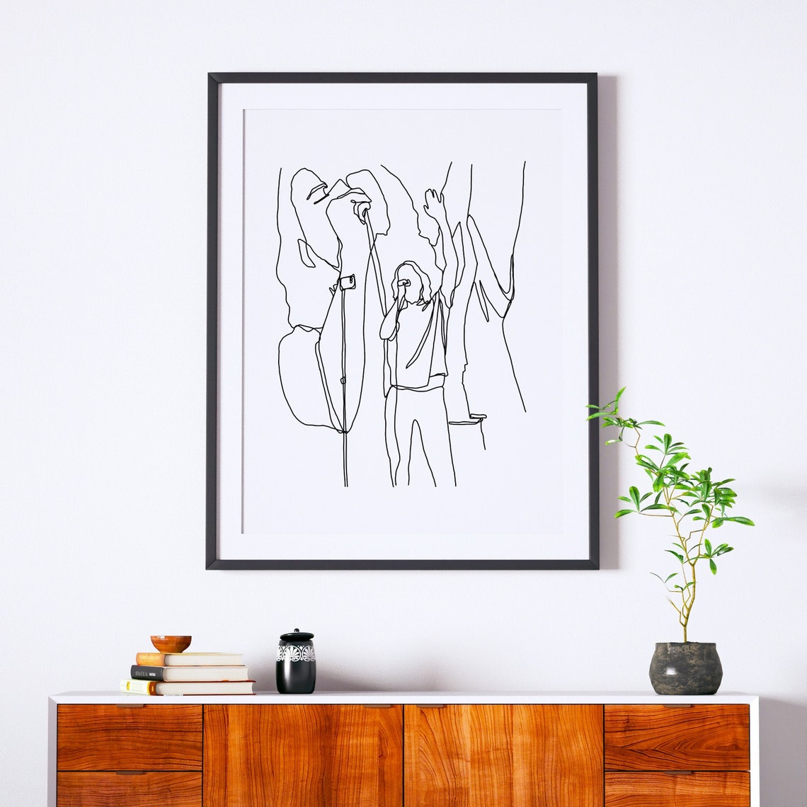 Bo Burnham Inside Minimalist Line Art Drawing All Eyes on Me Digital ...