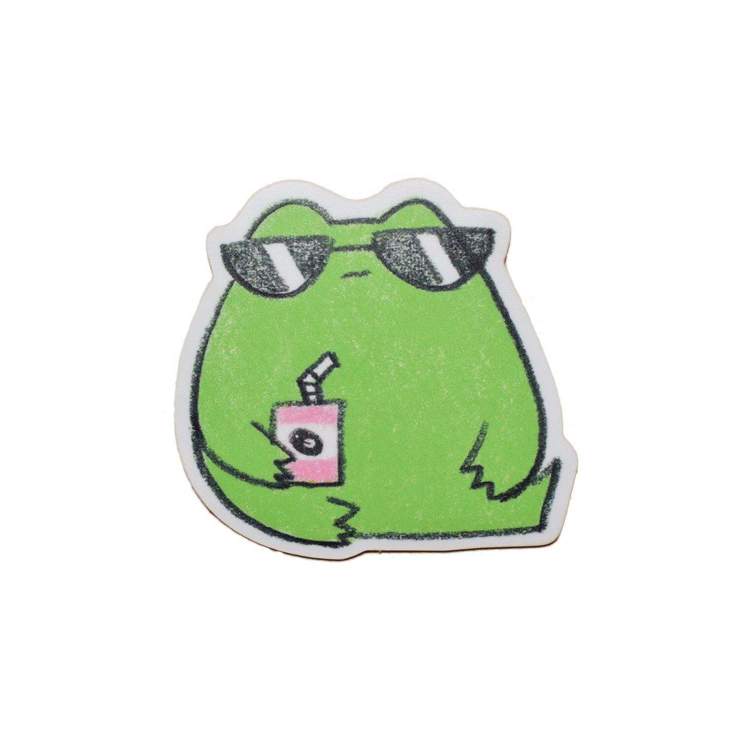 Tuff Frog Vinyl Sticker - Etsy