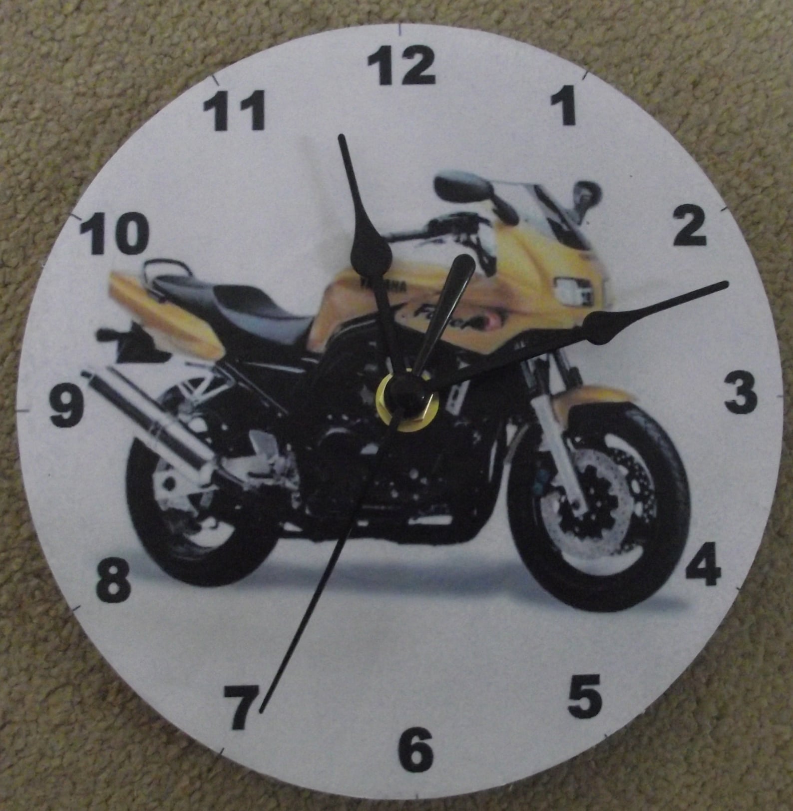 Yamaha Fazer600 7wall Clock Upcycled Vinyl - Etsy UK