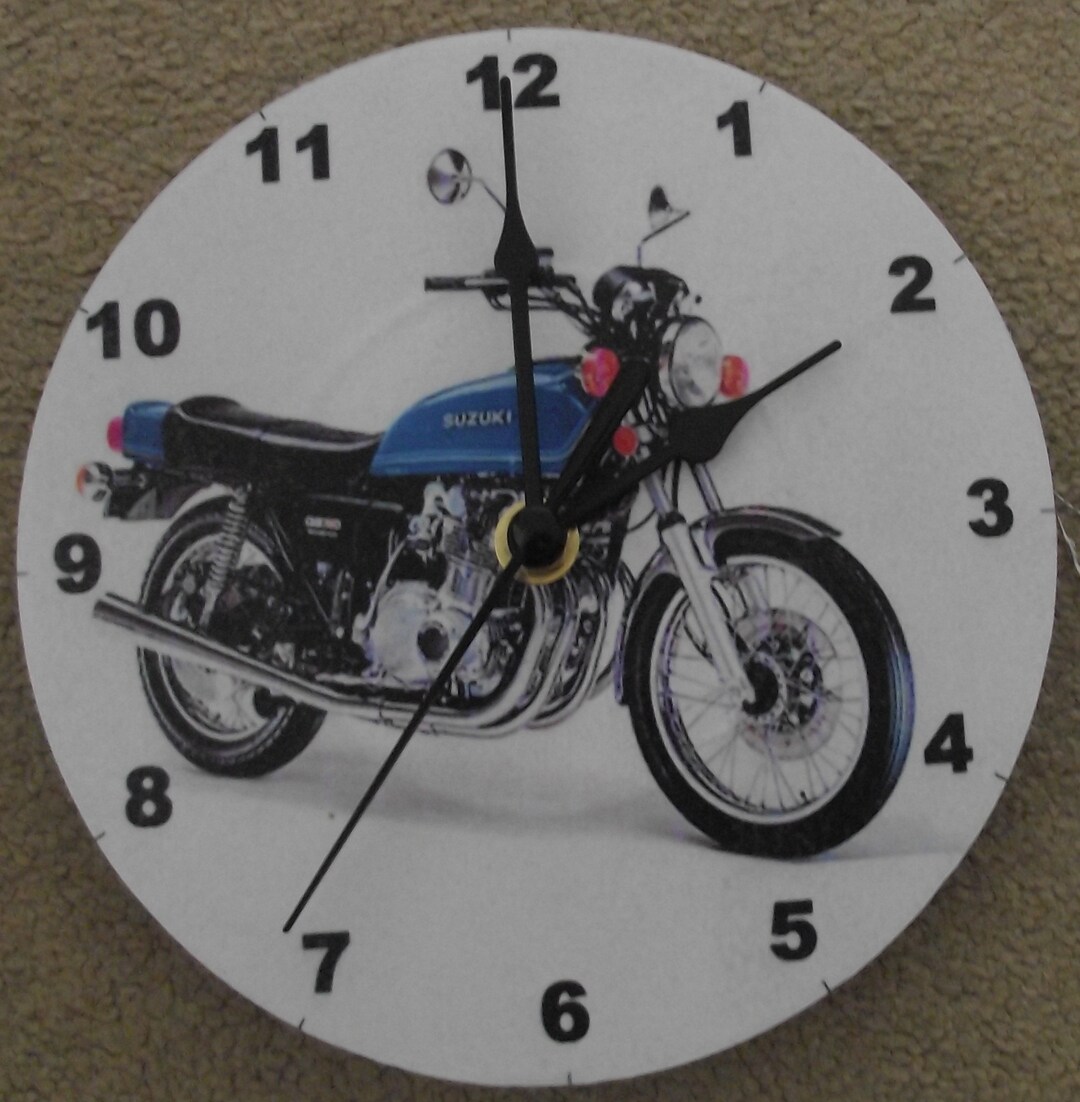 Suzuki GS750 7wall Clock Upcycled Vinyl - Etsy