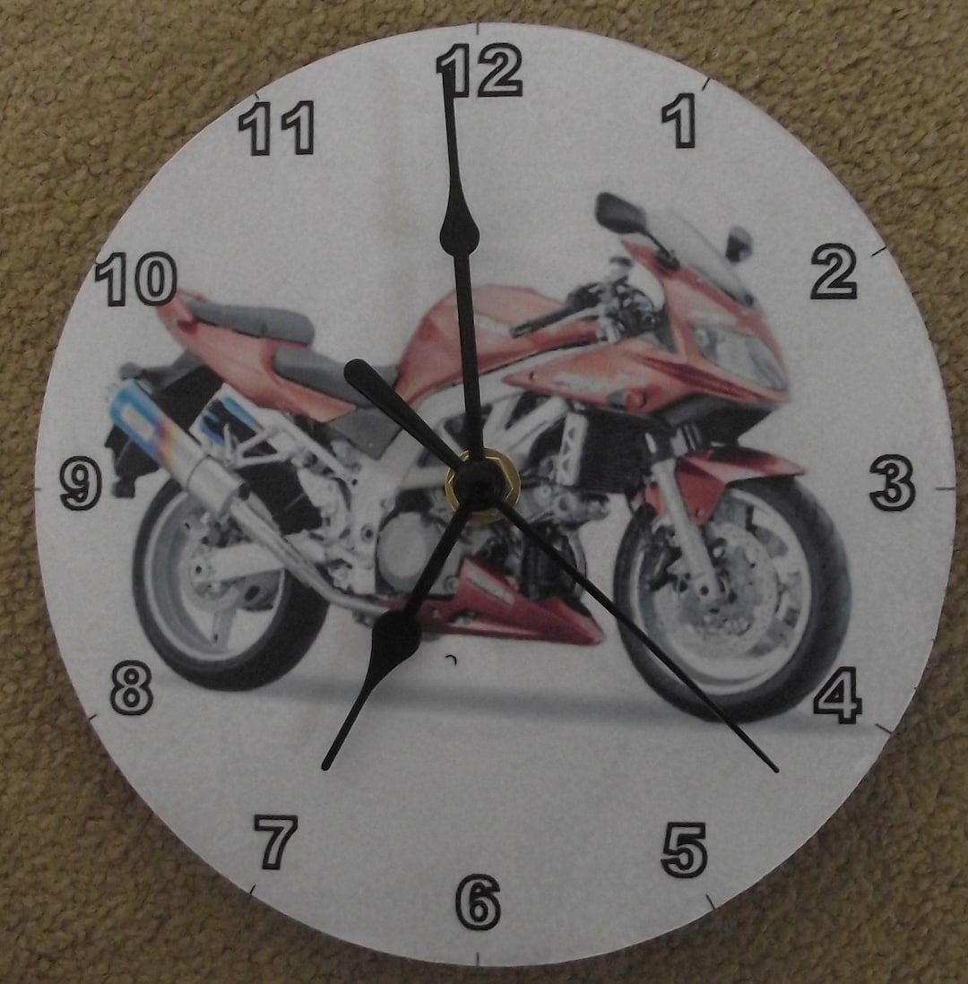SUZUKI SV1000S 7wall Clock Upcycled Vinyl - Etsy