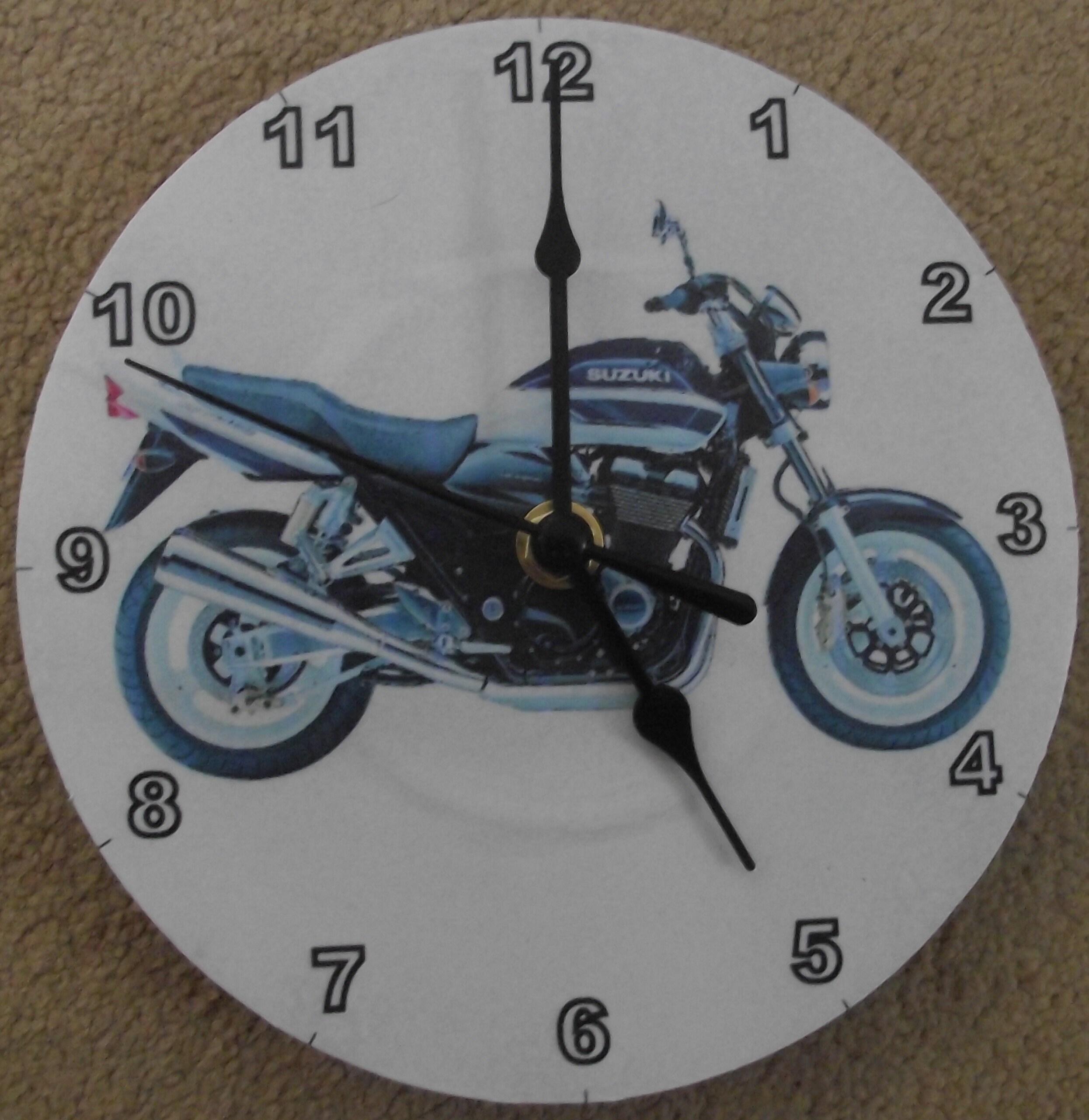 Suzuki GSX1400 7wall Clock Upcycled Vinyl - Etsy