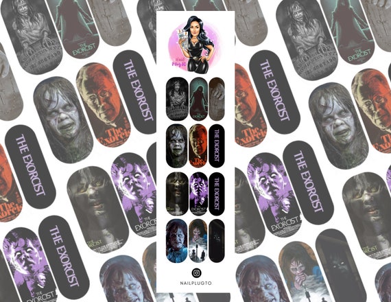 The Exorcist Nail Decals Waterslide Decals Nail Art Nail - Etsy