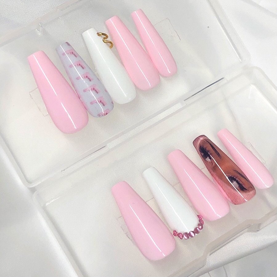 Baddie Nail Decals Waterslide Decals Nail Art Nail - Etsy