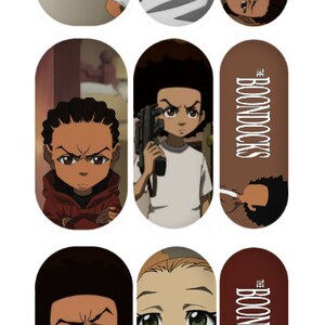 The Boondocks Nail Decals Waterslide Decals Nail Art Nail Stickers - Etsy