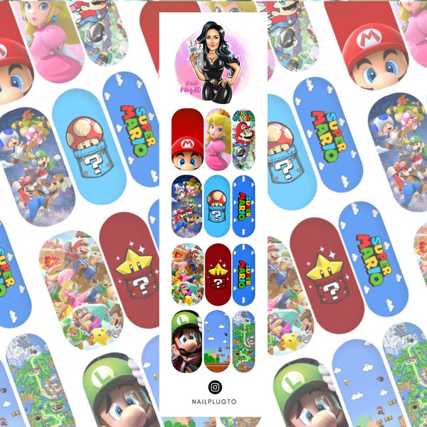 Super Mario Decal - Etsy