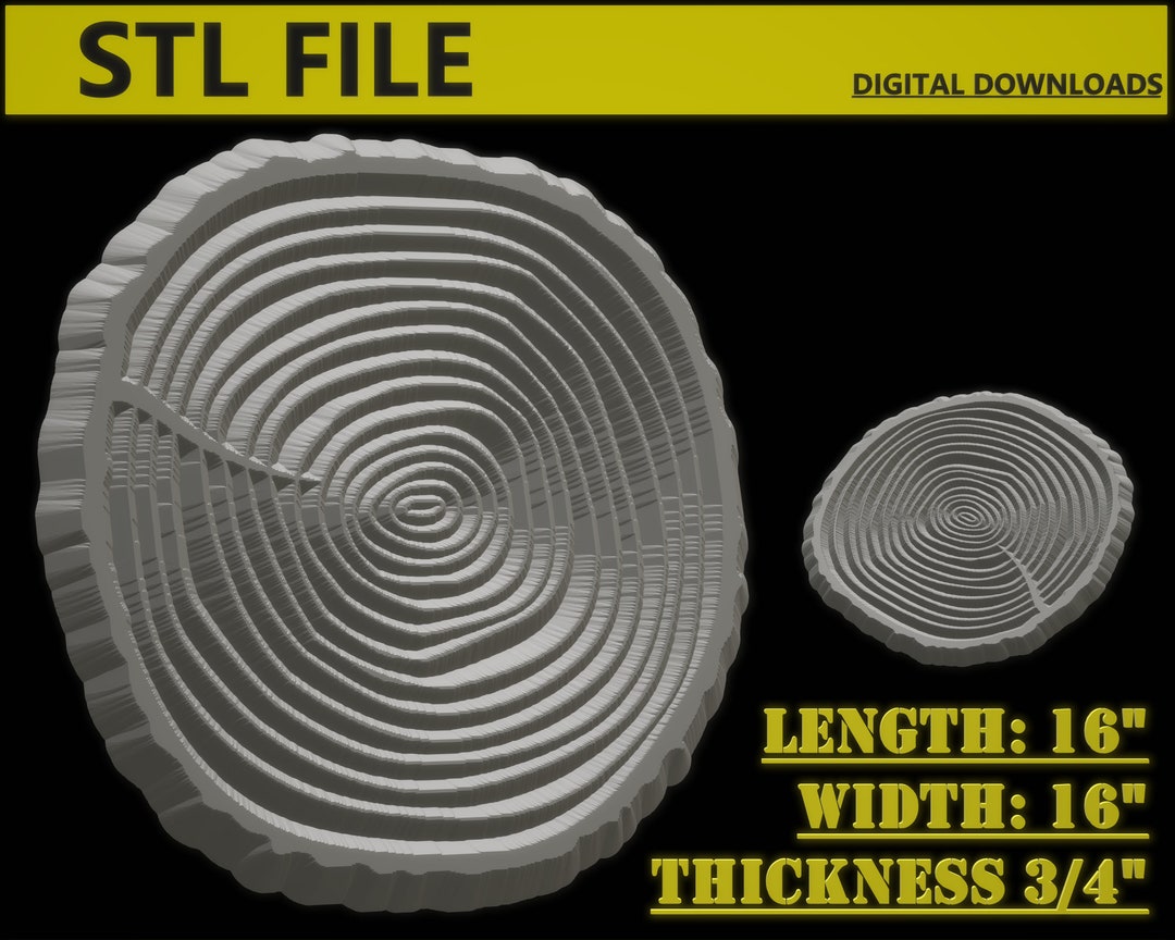 3D STL File for CNC Router, Wood Pattern STL File for Cnc Routing ...