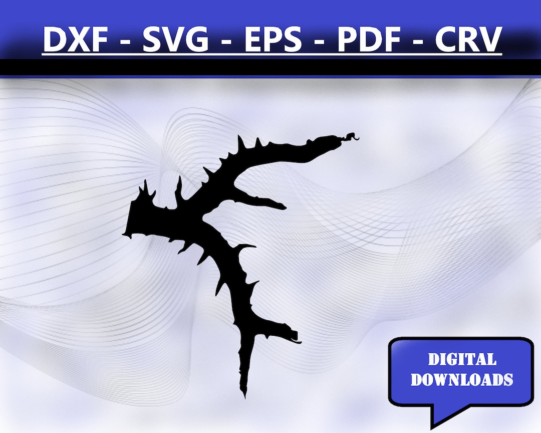 Lake Carroll Illinois Map Silhouette Shape Svg Dxf Pdf Eps Crv Vector ...