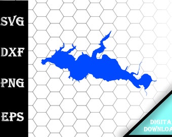 Cowan Lake Map Physical