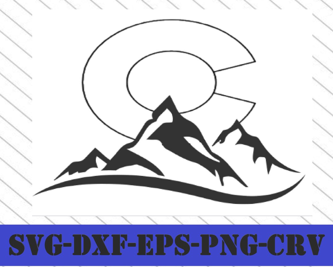 Colorado Logo SVG Graphic Svg Dxf Pdf Eps Crv Vector Graphic Design ...