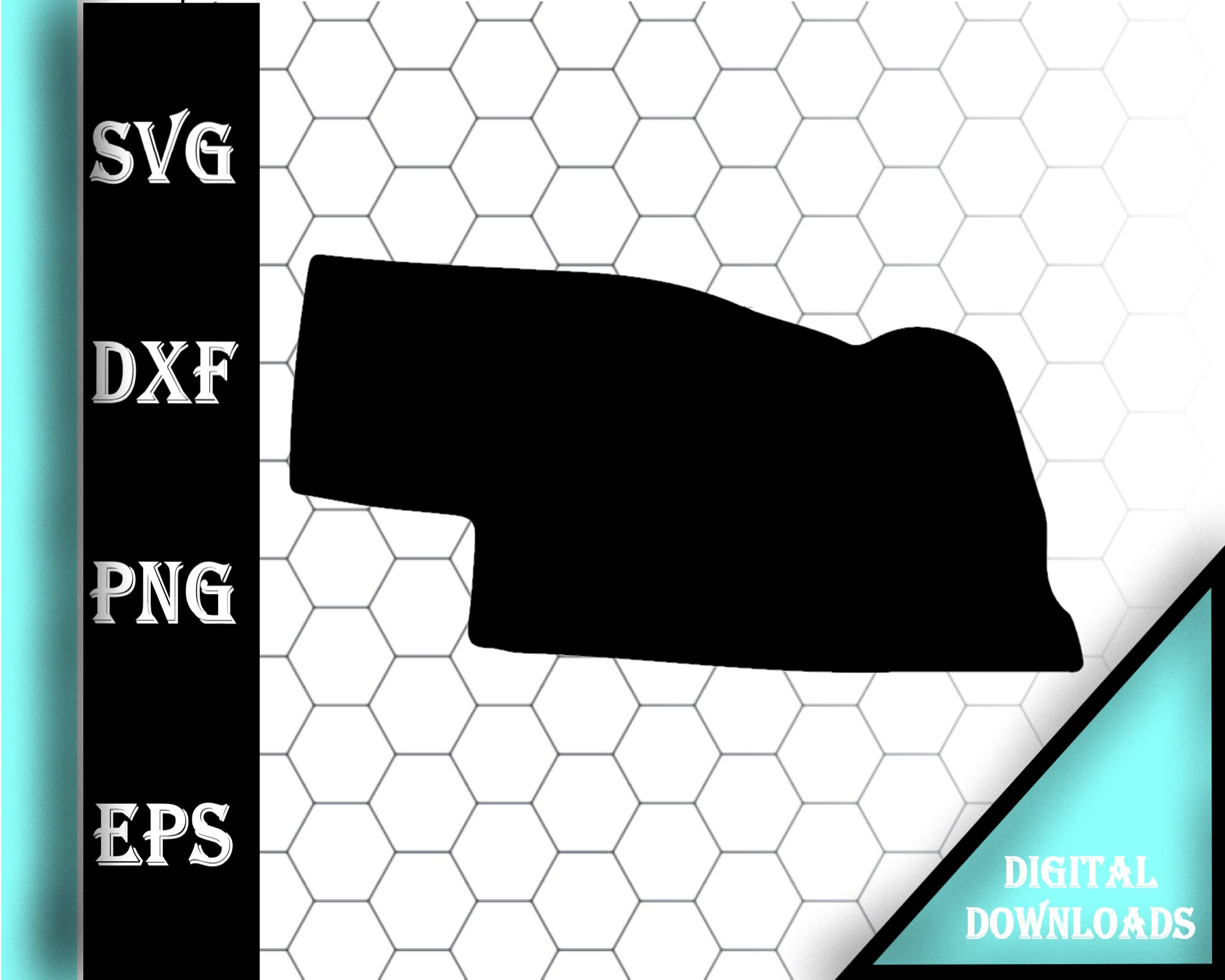 Nebraska SVG Silhouette Shape Svg Dxf Pdf Eps Crv Vector Graphic Design ...