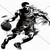 Basketball Player Svg, Png, Dxf, Pdf, Basketball Image for Cut File or ...