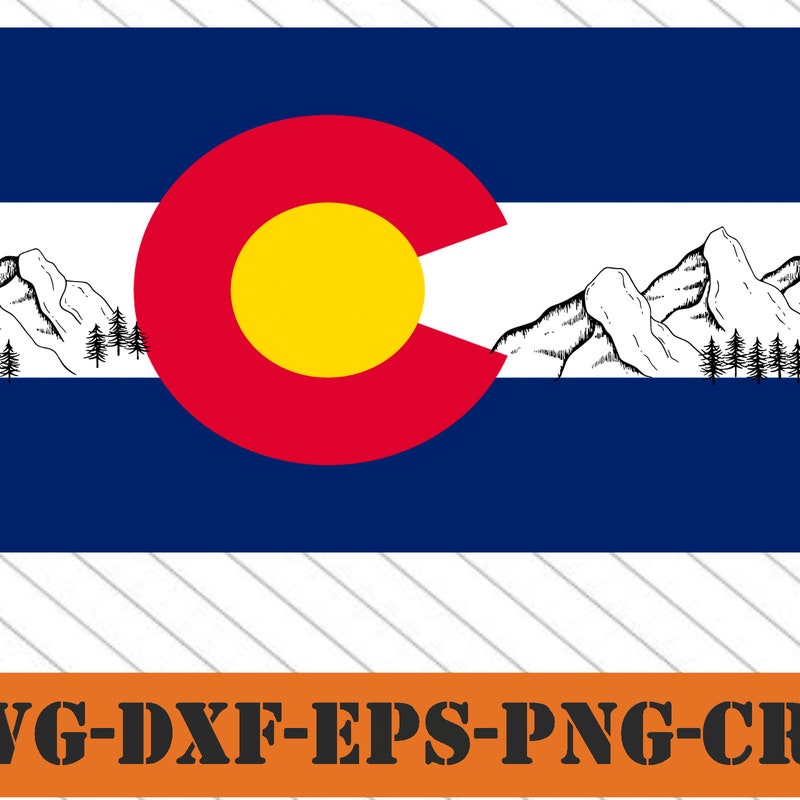 Colorado Flag Svg - Etsy