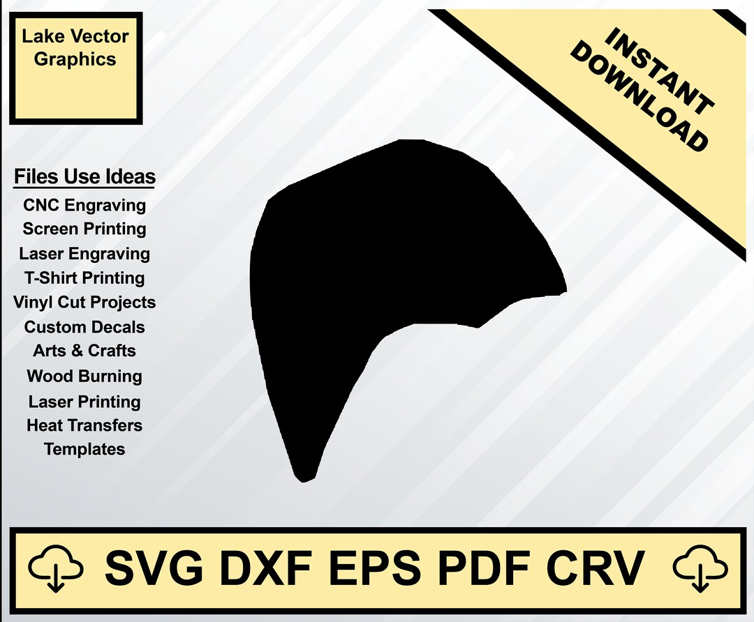 Frye Mesa Reservoir Arizona Mapa Silueta Forma SVG DXF PDF - Etsy México