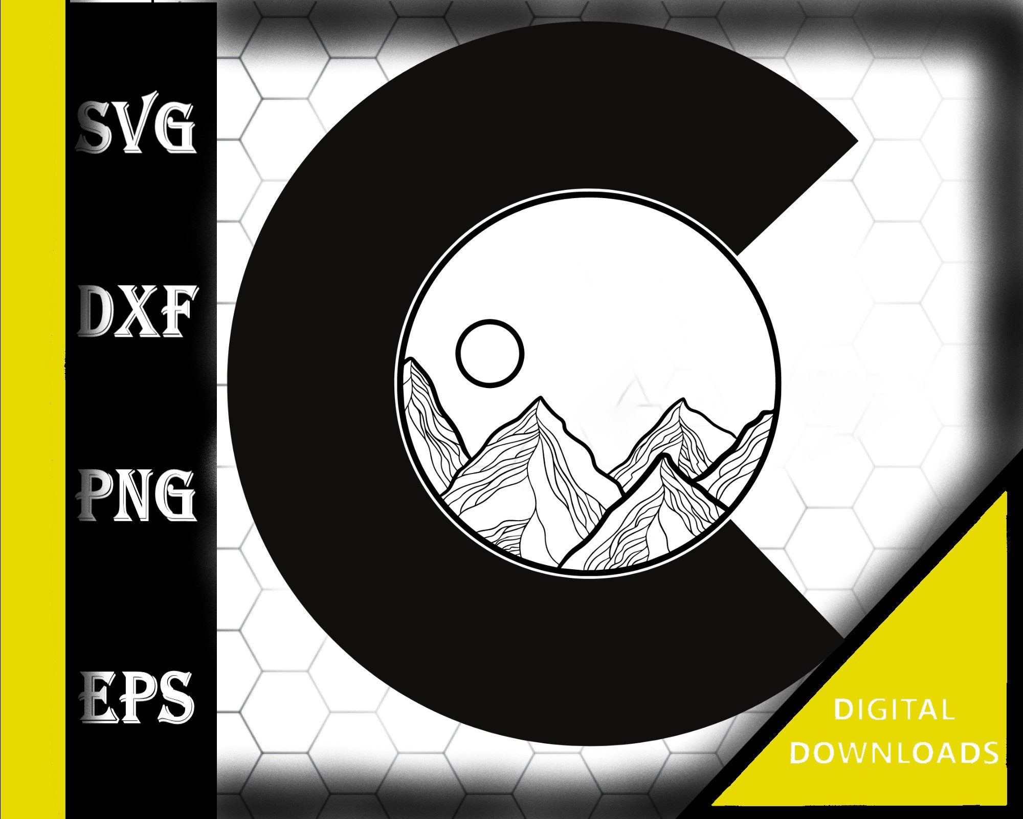 Colorado SVG Graphic Svg Dxf Pdf Eps Crv Vector Graphic Design, Laser ...