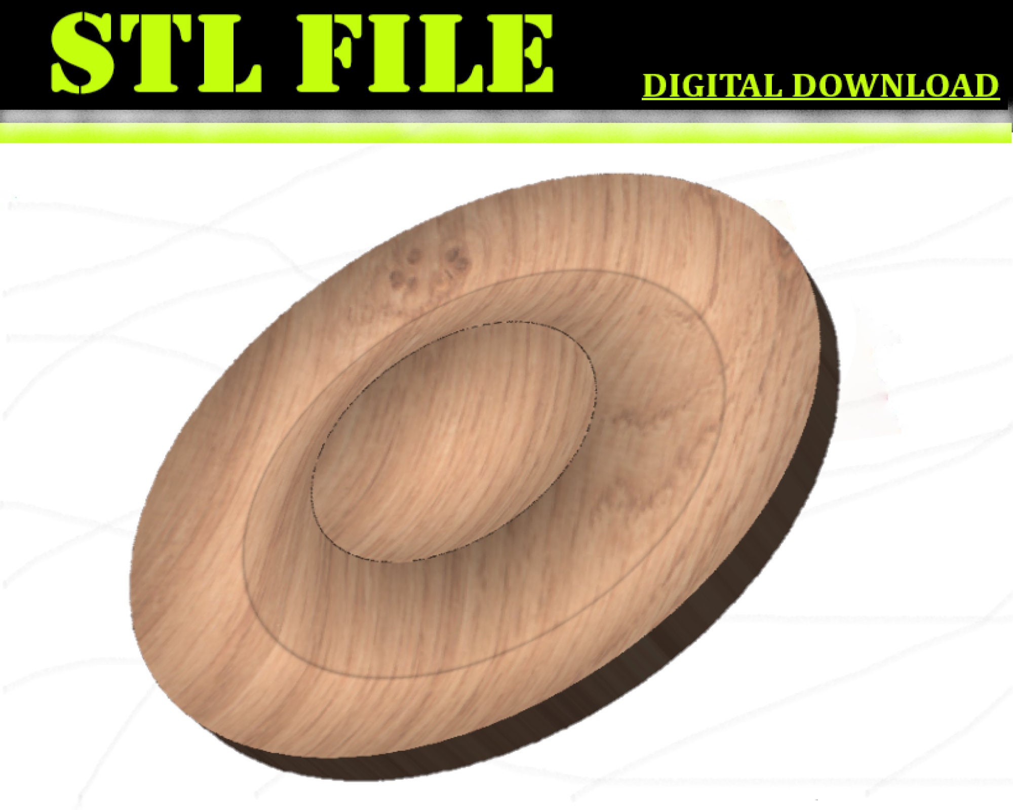 3d Stl File For Cnc Router Stl Engraving File For A Serving Bowl 3d