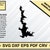 Lovell Lake New Hampshire Map Silhouette Shape Svg Dxf Pdf Eps Crv ...