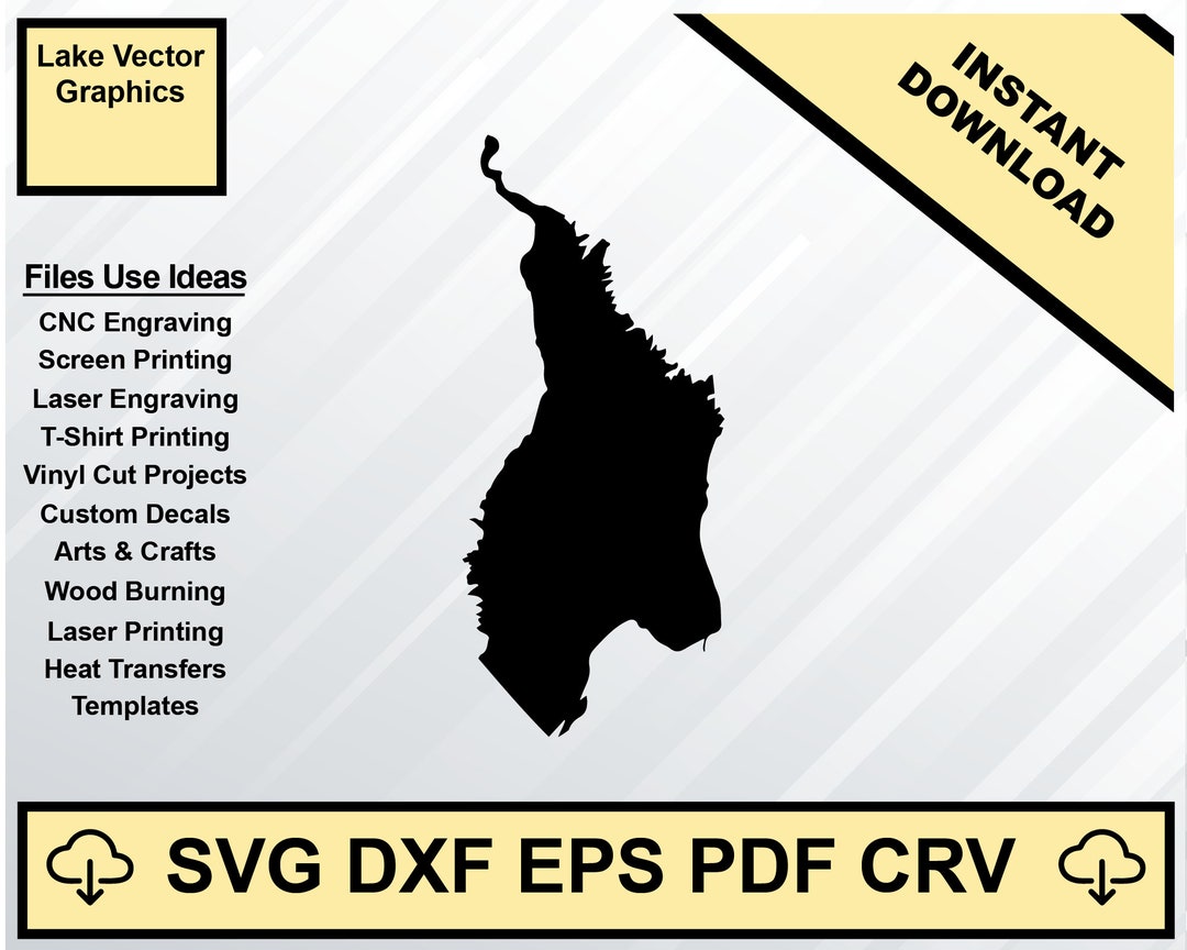 Quail Creek Reservoir Utah Map Svg Dxf Pdf Eps Crv Vector Graphic ...