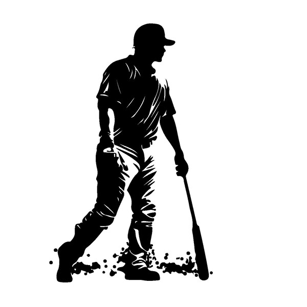 Baseball Player - Etsy