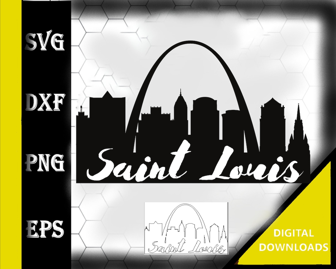 Saint Louis SVG Graphic Svg Dxf Pdf Eps Crv Vector Graphic Design ...