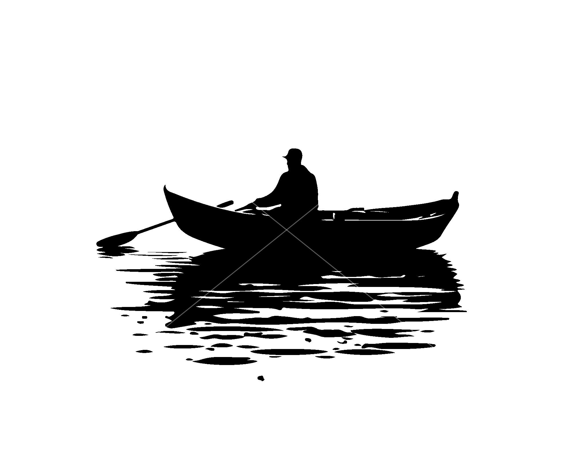 Boating Silhouette Digital Download - Png, DXF, SVG, PDF - Etsy