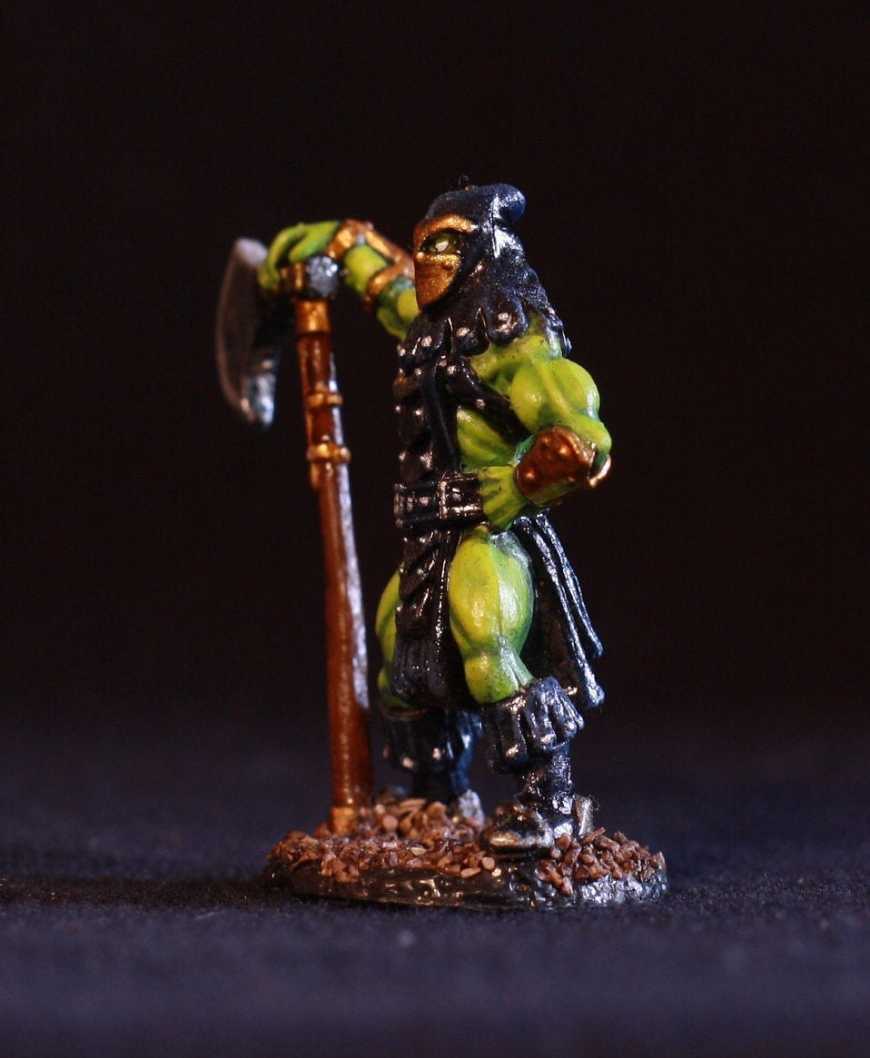 Dnd/ttrpg/pathfinder Painted Orc Logar the Executioner or Half Orc ...