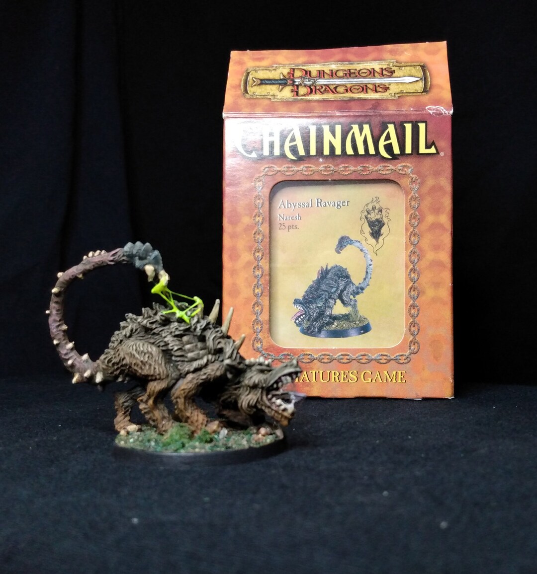 Painted Abyssal Ravager With Original Box and Stat Card. WOTC - Etsy